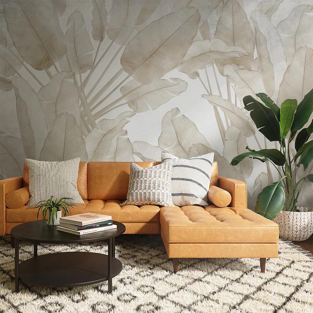 How to Choose the Perfect Tropical Wallpaper for Your Living Room | Wci ...